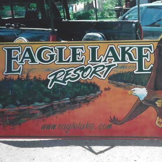 Eagle Lake Resort Sign – Borealis Sled Dog Adventures